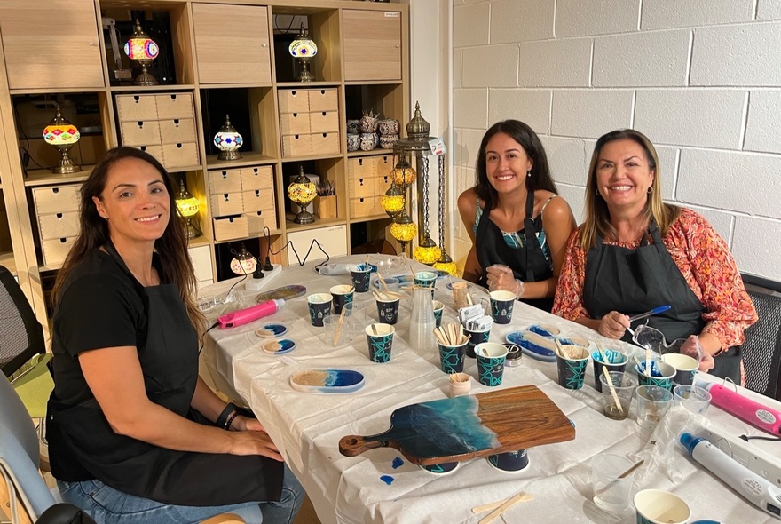 Resin Art Classes: Cheeseboards and Coasters - What's On Melbourne